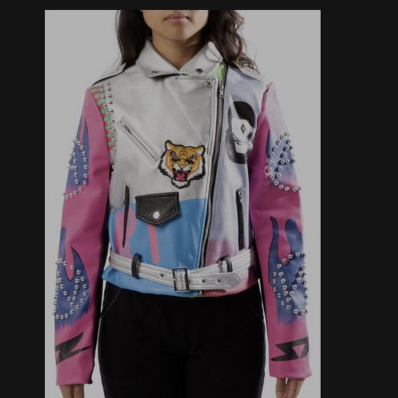 Azalea Wang | Jackets & Coats | Nwot Azalea Wangperiodt Studded Leather Jacket Szxl | Poshmark